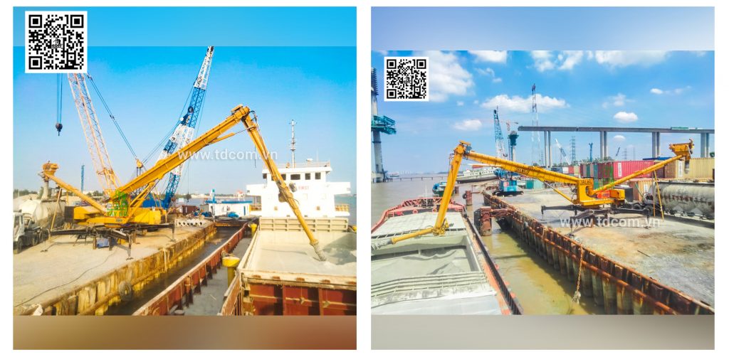 Cement ship unloader installed on remooc vehicle - MÁY HÚT THỔI - TÂY ĐÔ