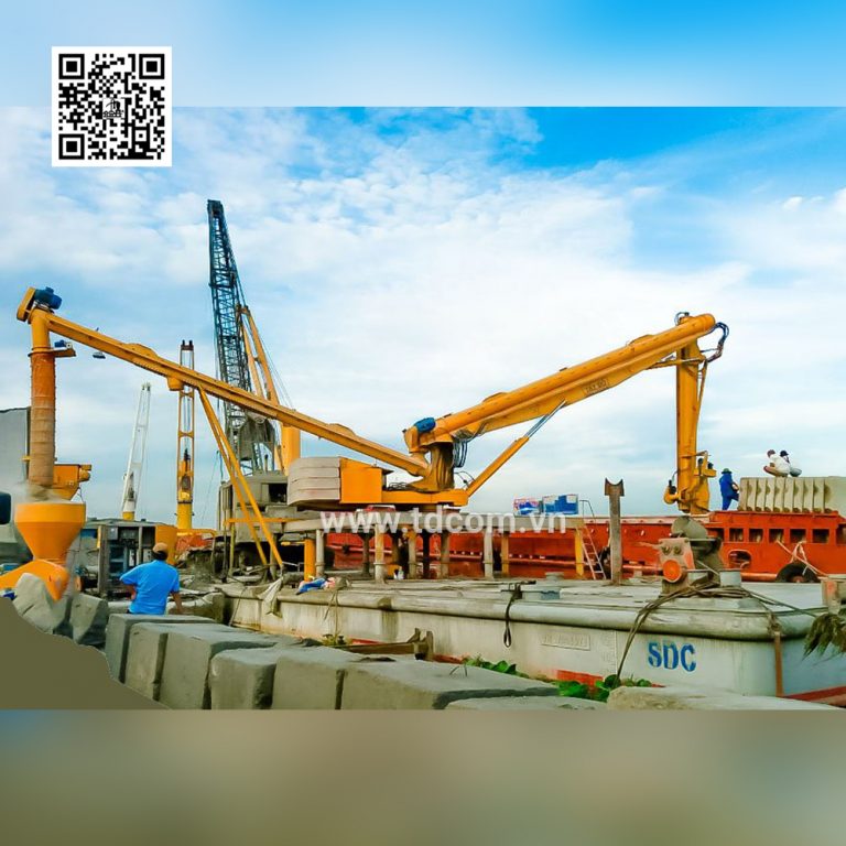 Cement ship unloader installed on ferry ships - MÁY HÚT THỔI - TÂY ĐÔ