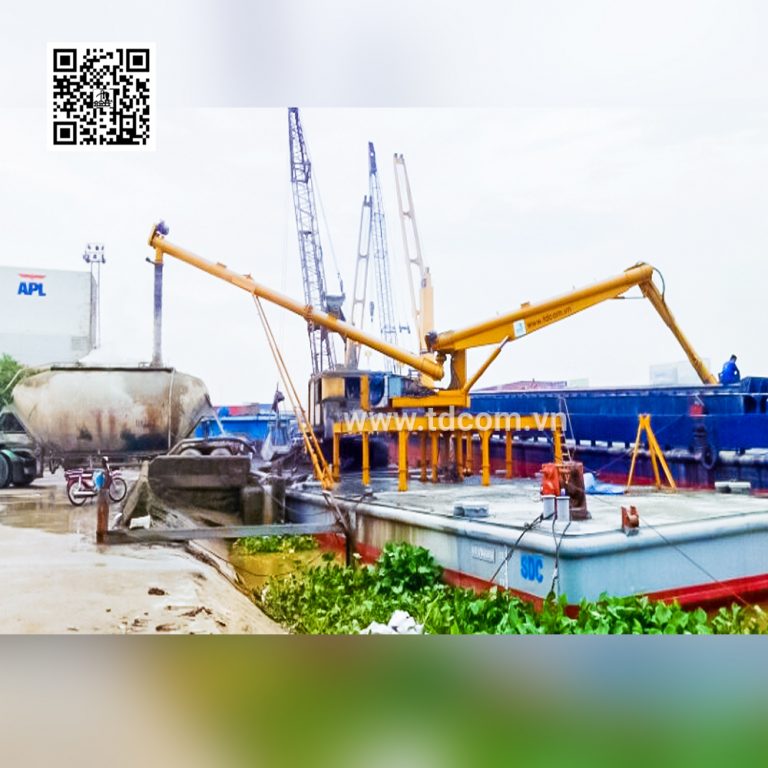 Cement ship unloader installed on ferry ships - MÁY HÚT THỔI - TÂY ĐÔ