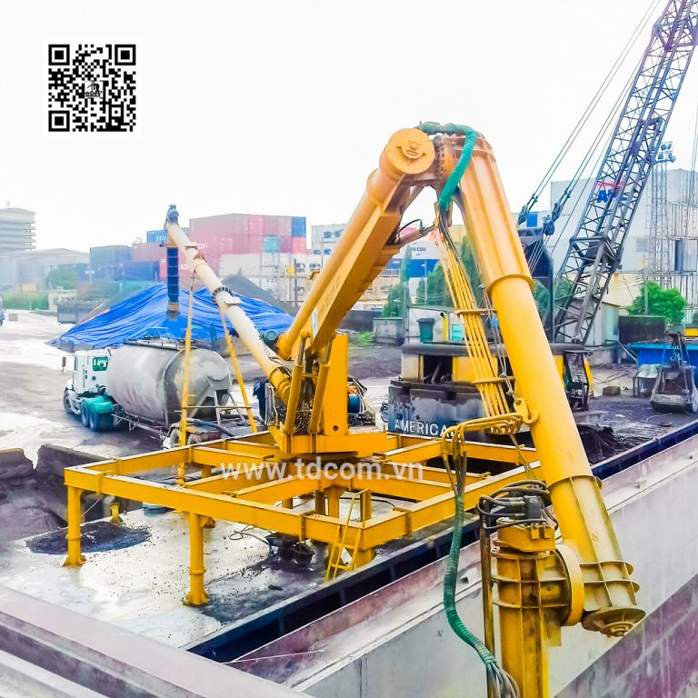 Cement ship unloader installed on ferry ships - MÁY HÚT THỔI - TÂY ĐÔ