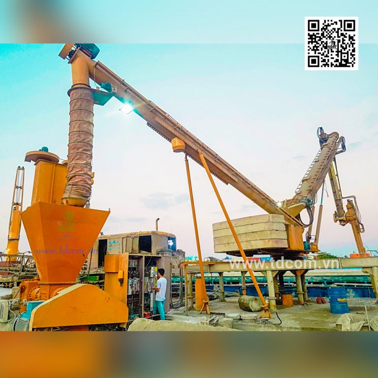 Cement ship unloader installed on ferry ships - MÁY HÚT THỔI - TÂY ĐÔ
