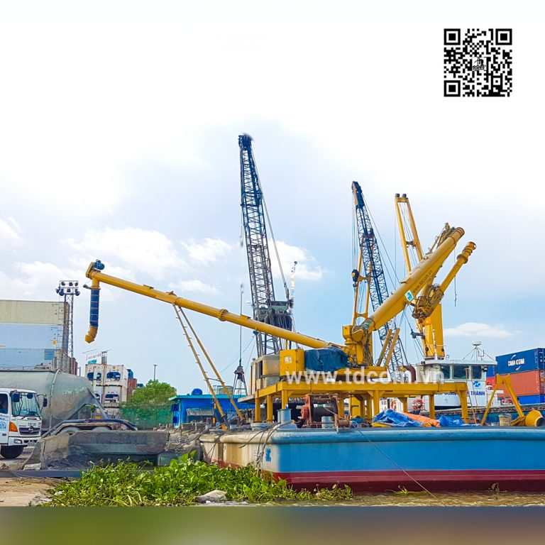 Cement ship unloader installed on ferry ships - MÁY HÚT THỔI - TÂY ĐÔ