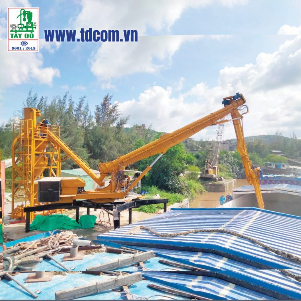 Cement ship unloader ( from large ships to small ships)